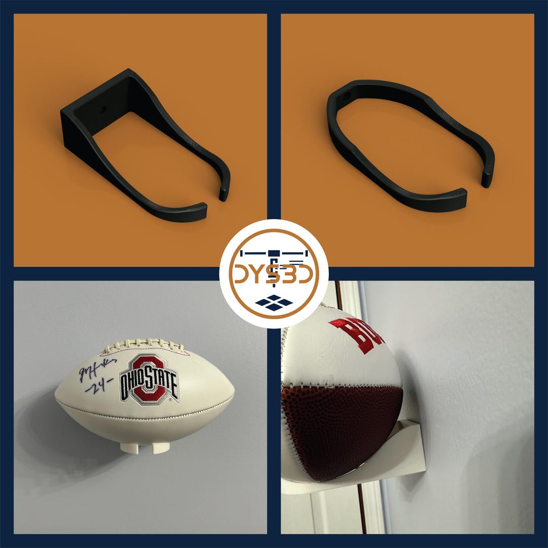 NFL Football Memorabilia Wall Mount Display for Sports Enthusiasts - Etsy