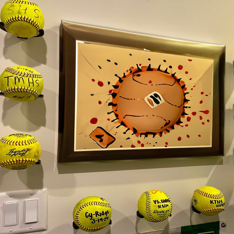 Softball Trophy Display - Etsy
