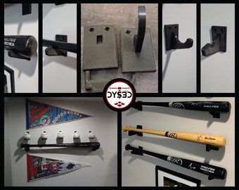 Baseball Bat Wall Mount Hanger Vertical Display - Etsy