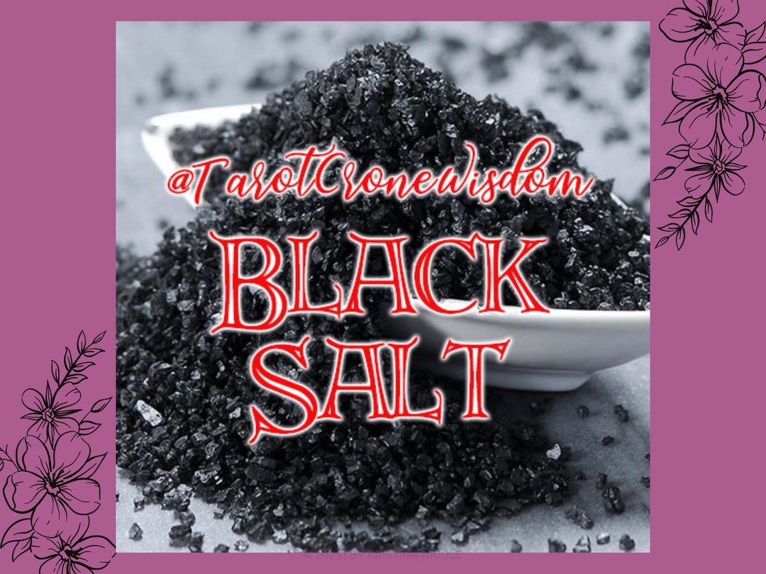 Black Salt witch's Salt Ritually Crafted - Etsy