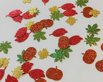 Autumn Leaves Confetti Maple Leaves Thanksgiving Decor Fall - Etsy