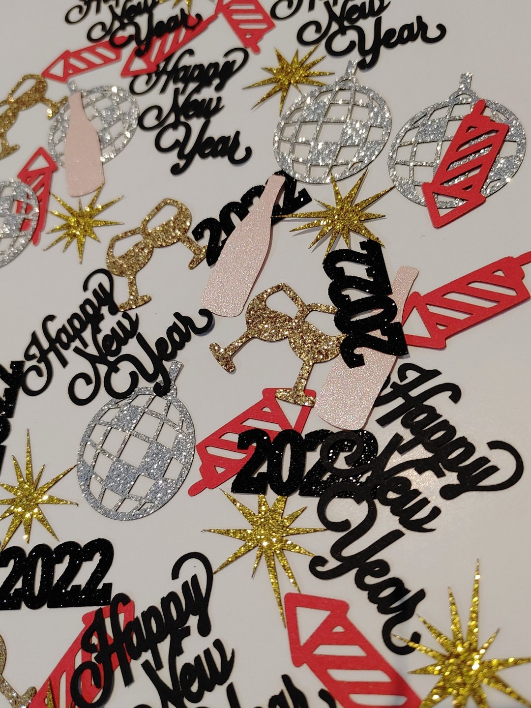 New Year's Confetti, 2024 Confetti, New Year's Eve Decorations, Sparkle ...