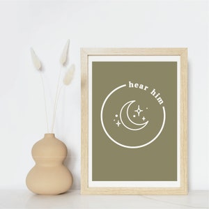 LDS Print Hear Him LDS Wall Art - Etsy