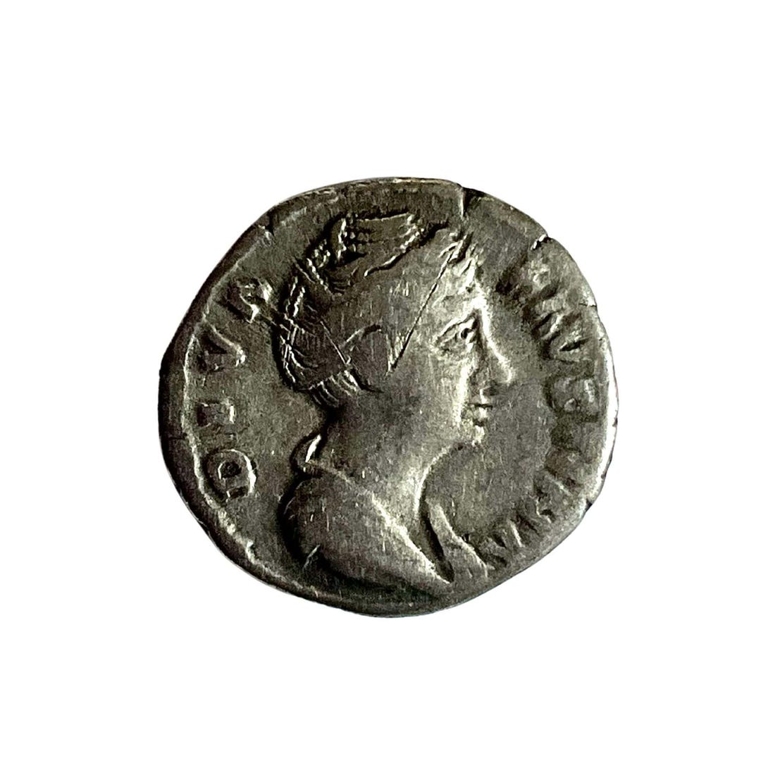 Roman Empire, Faustina Senior wife of Antoninus Pius, C. 148 CE, Coin ...