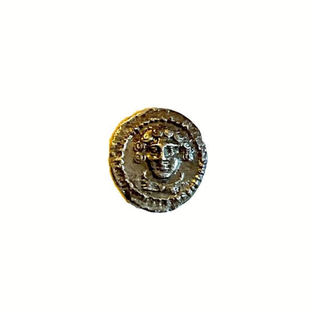 Ancient Greek Era, Tarsos 380-361 B.C. Silver Obol With Female Head and ...