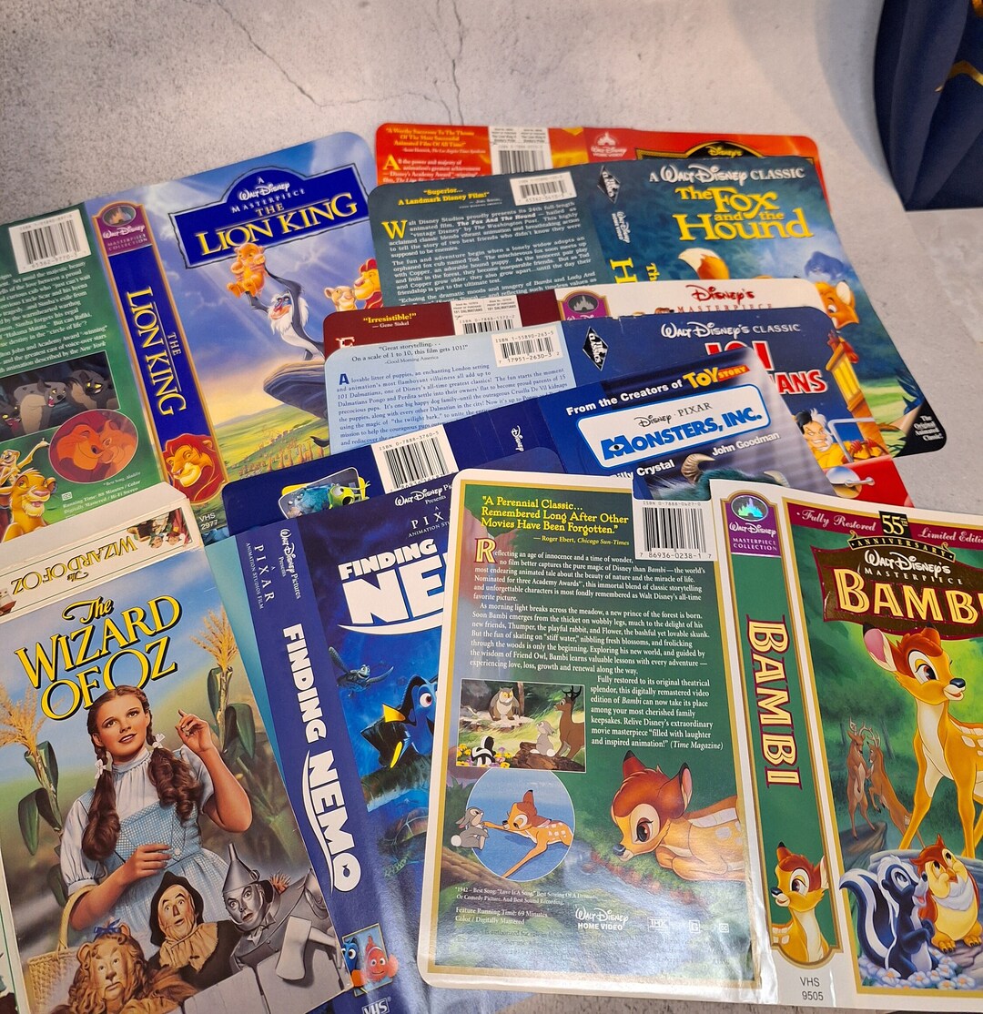 VHS Tape Cover Junk Journal Kits - Etsy