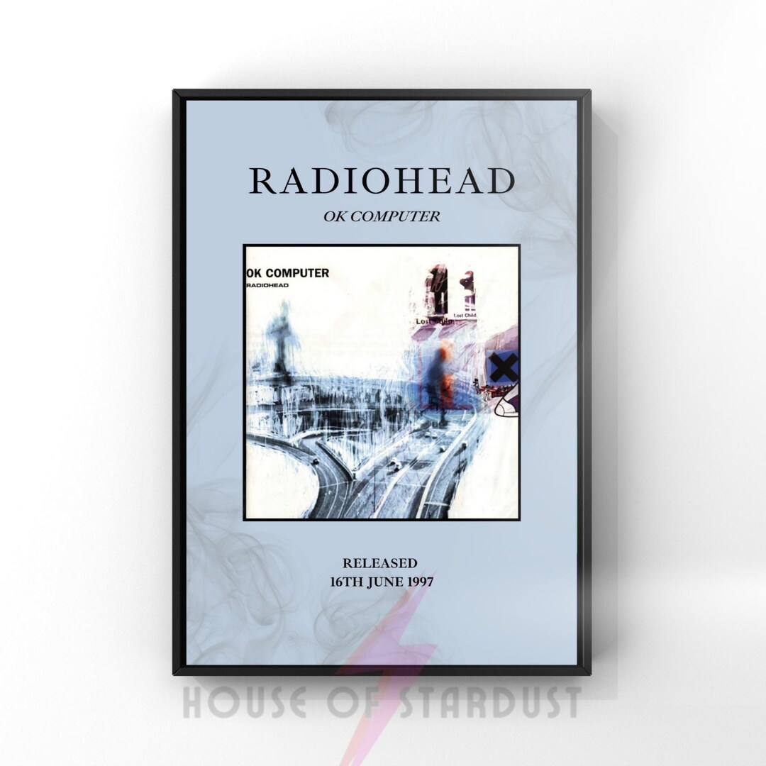 Radiohead 'OK Computer' Album Cover Art Print Poster Wall Art - Etsy UK