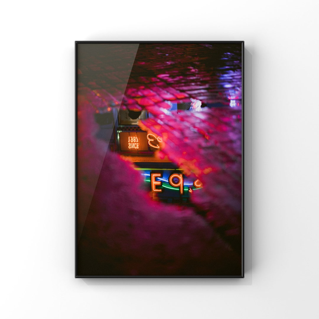 Soho London Neon Photography Print – Indie Rock Art Home Decor - Etsy