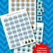 Camping Bingo Game, 30 Game Boards, 5x7 & Full Sheet, Game Pieces, Call ...