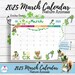 March 2025 Calendar Printable, Nature Animals Calendar 2025, Calendar ...