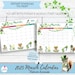March 2025 Calendar Printable, Nature Animals Calendar 2025, Calendar ...