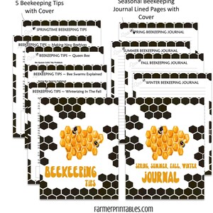 Beekeeping Log Book Journal Printable (50 Pages) Digital Download - Etsy
