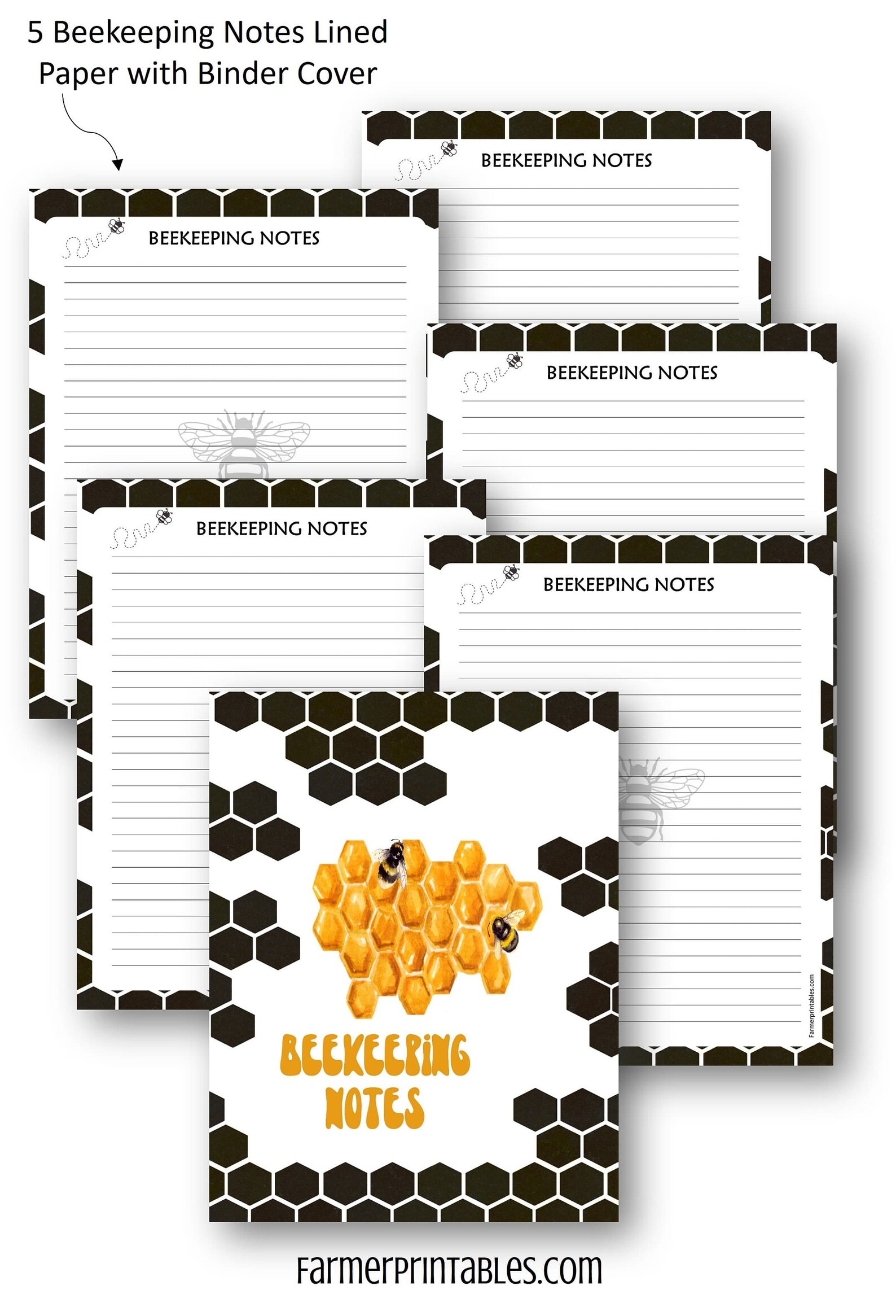 Beekeeping Log Book Journal Printable (50 Pages) Digital Download - Etsy