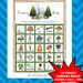 Camping Bingo Game, 30 Game Boards, 5x7 & Full Sheet, Game Pieces, Call ...