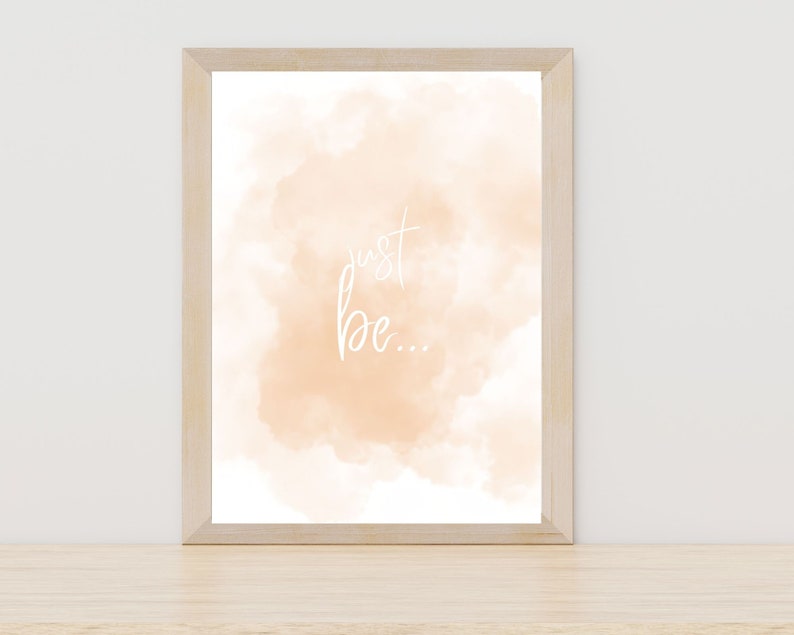 Calm Slow Living Relaxing Wall Art Decor I Living-room Bedroom - Etsy