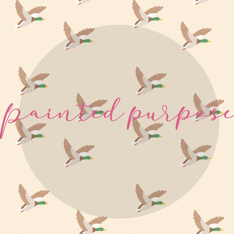 Duck Seamless Pattern - Etsy