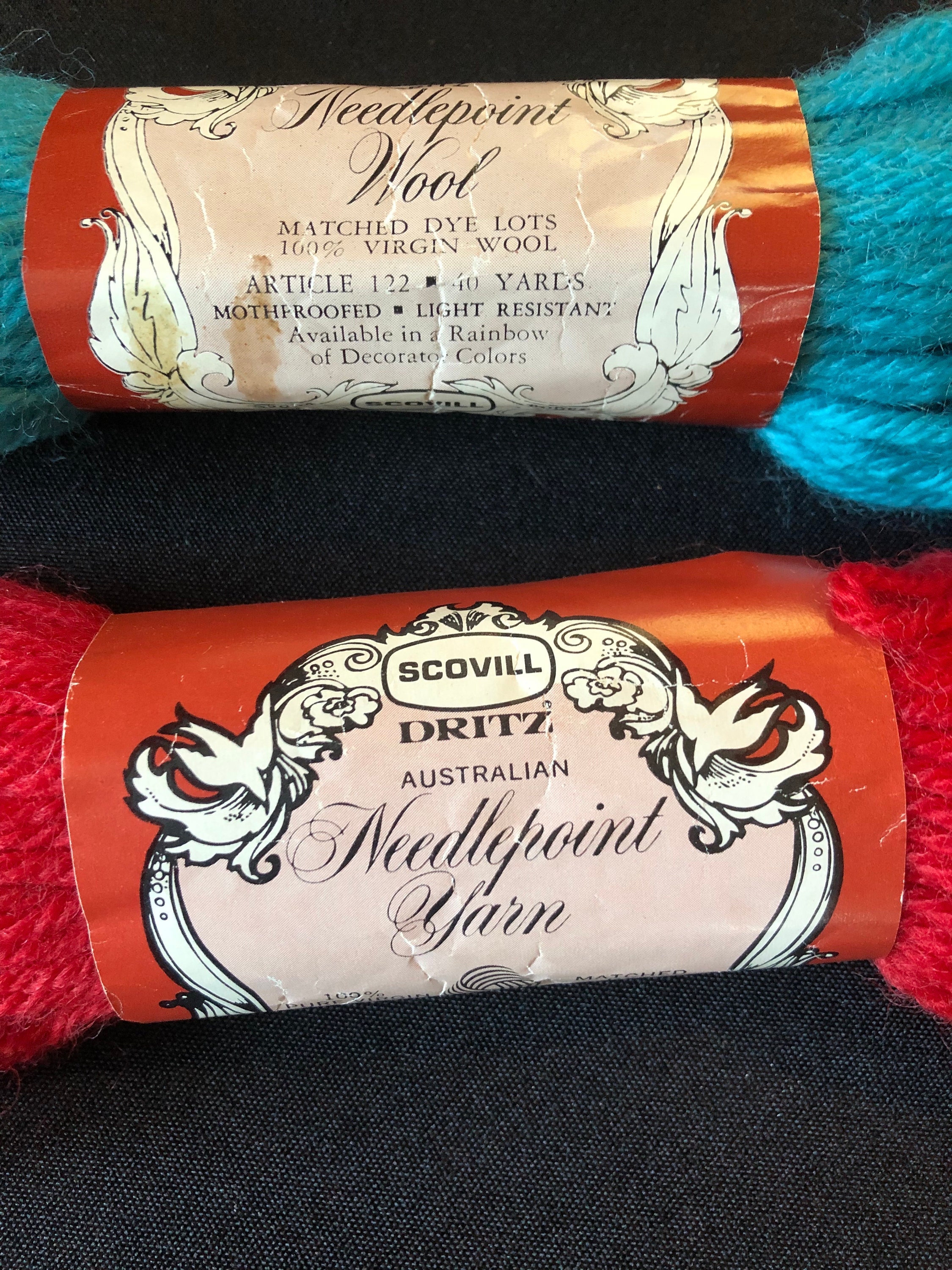 Scovill Dritz - Australian Needlepoint Yarn - Etsy