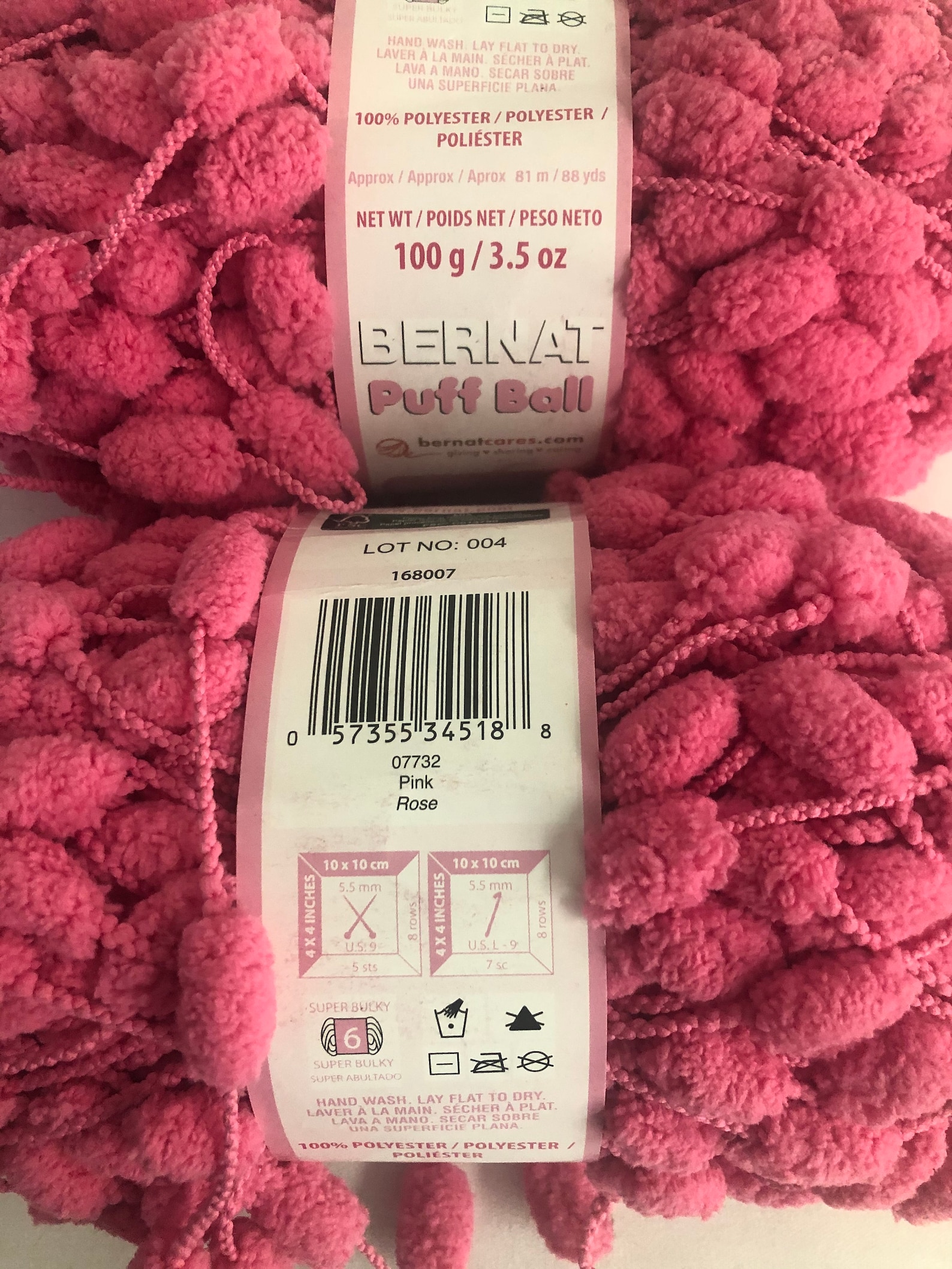 Bernat Puff Ball Yarn - Lot of 2 - Etsy