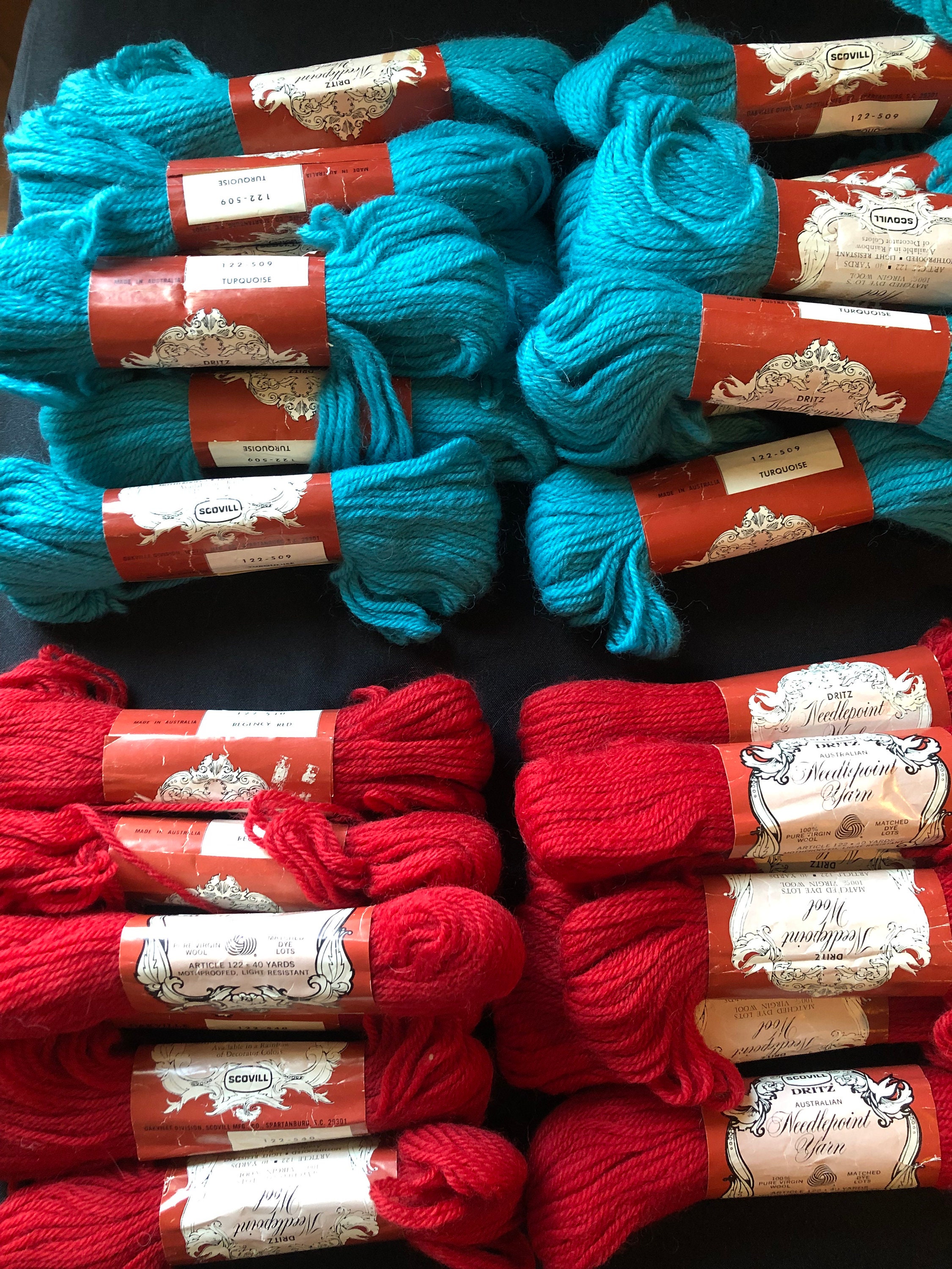 Scovill Dritz - Australian Needlepoint Yarn - Etsy