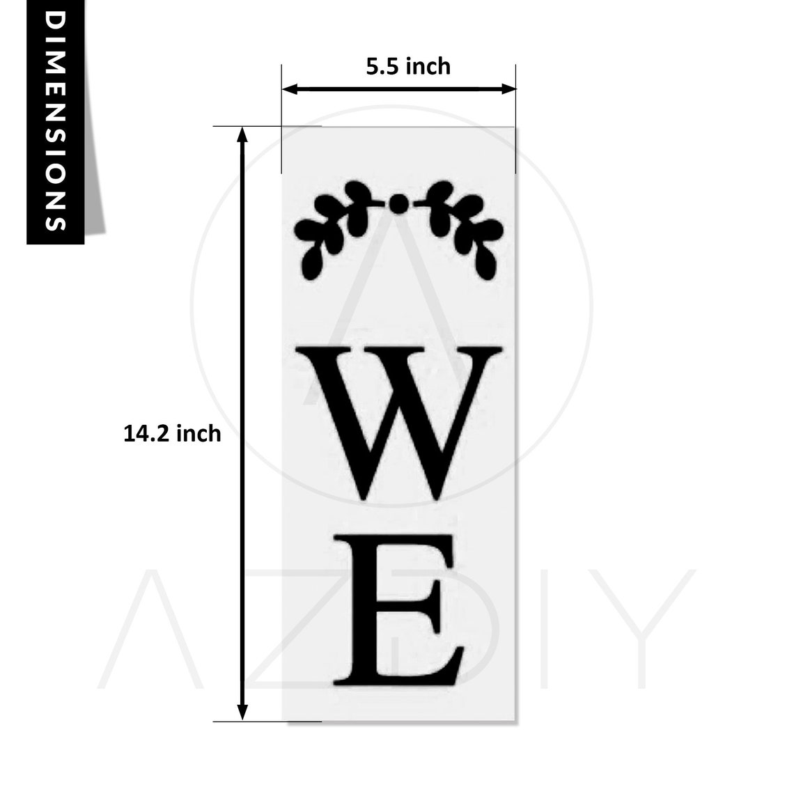 Welcome Stencil 3 PCS Large Letter Stencils for Porch Sign - Etsy Canada