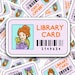 Miss Frizzle Liz Library Card Sticker, Miss Frizzle Liz Library Card ...