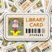 Eliza Library Card Sticker, 90s Nostalgic Library Card Sticker ...