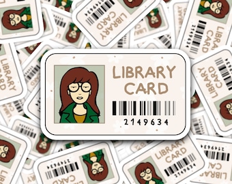 Old Library Card Sticker, Vintage Library Card Sticker, Librarian Gifts ...