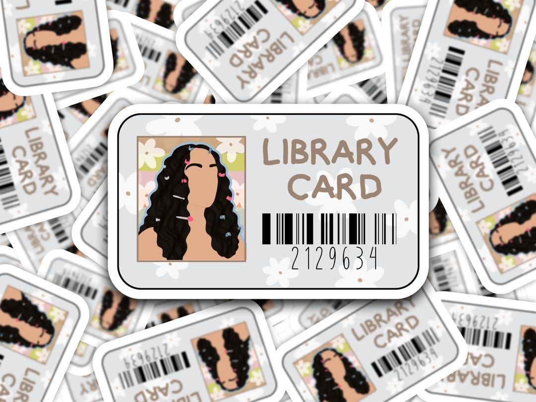 Solange Library Card Sticker, Seat at the Table Library Card Sticker ...