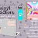 Rainbow Fish Library Card Sticker, Rainbow Fish Vinyl Sticker, Rainbow ...