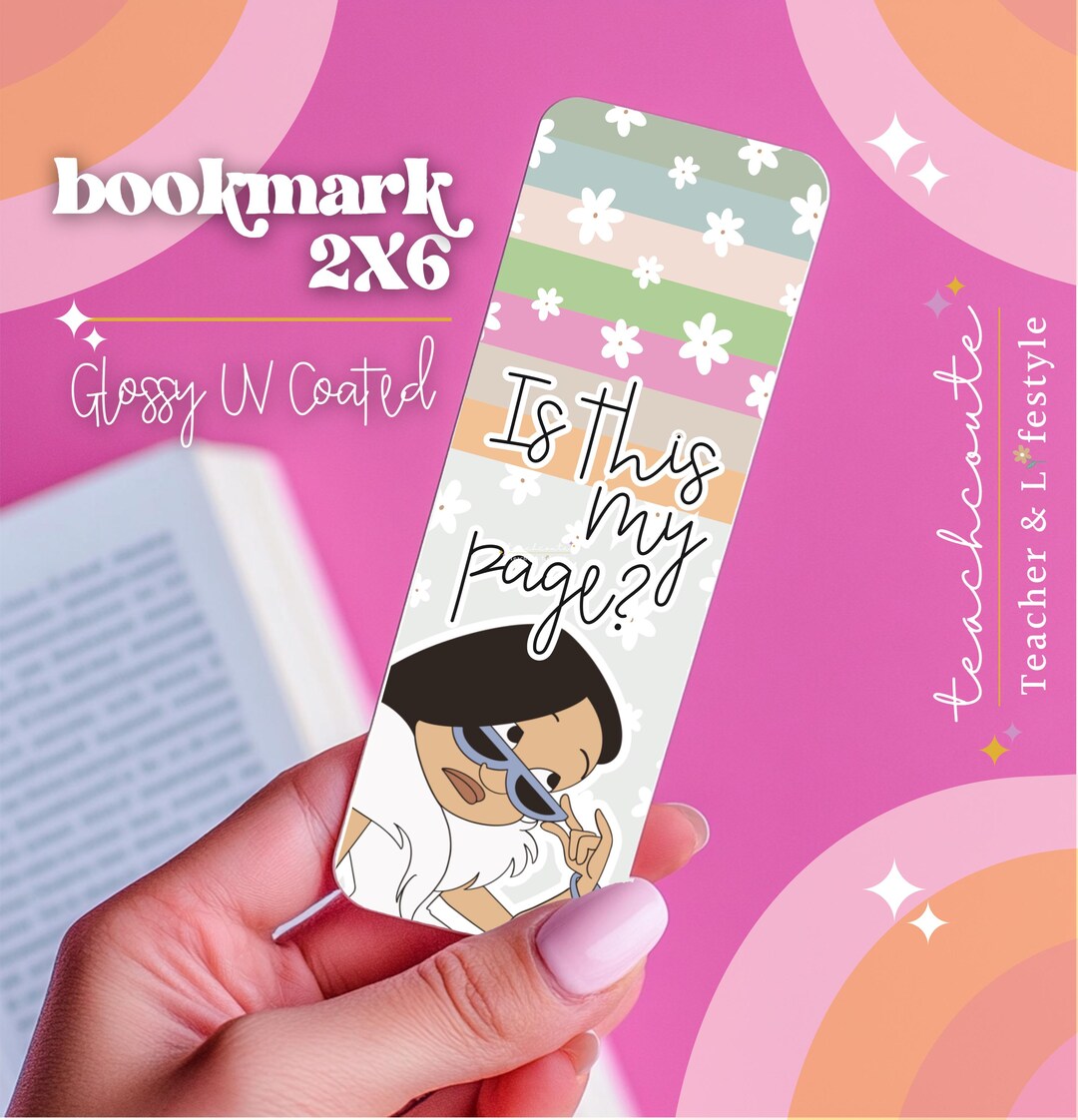 Penny Proud Daisy Bookmark, Penny Proud is This My Page Bookmark, Daisy ...