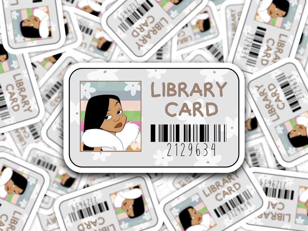 Bougie Penny Proud Library Card Sticker, Penny Library Card Sticker ...