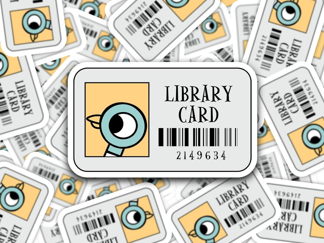 The Pigeon Library Card Sticker, Children's Book Library Card Sticker ...