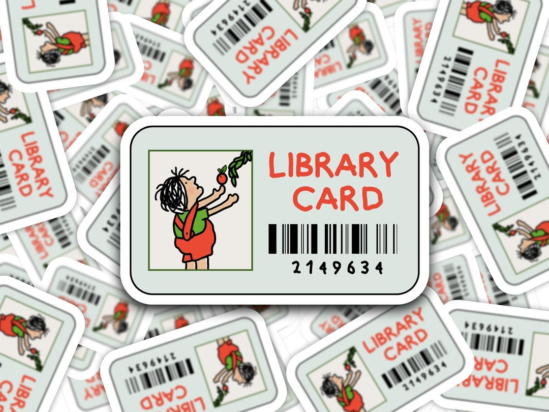 The Giving Tree Library Card Sticker, Giving Tree Library Card Sticker ...