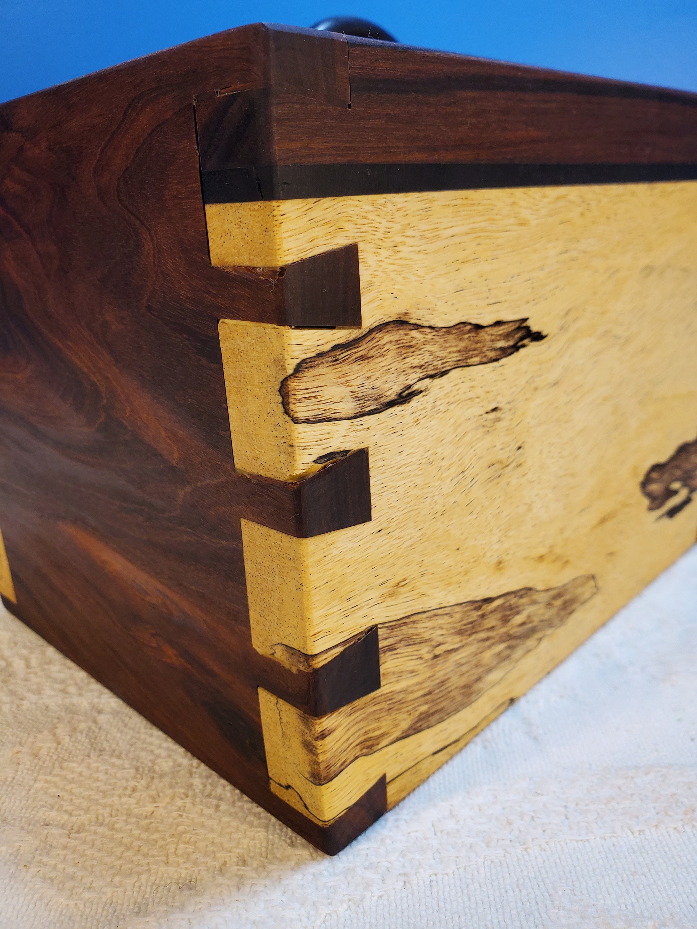 Spalted Tamarind and Rosewood Decorative Box - Etsy