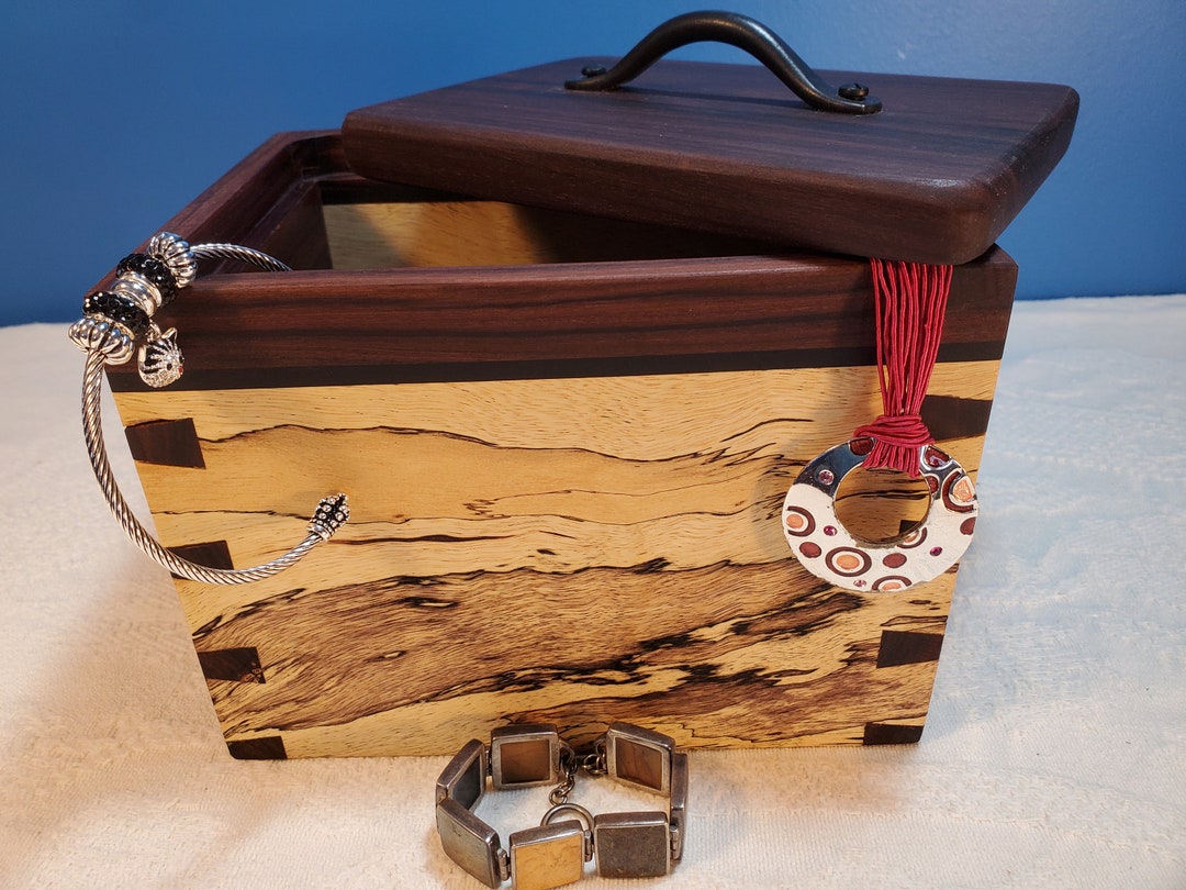 Spalted Tamarind and Rosewood Decorative Box - Etsy