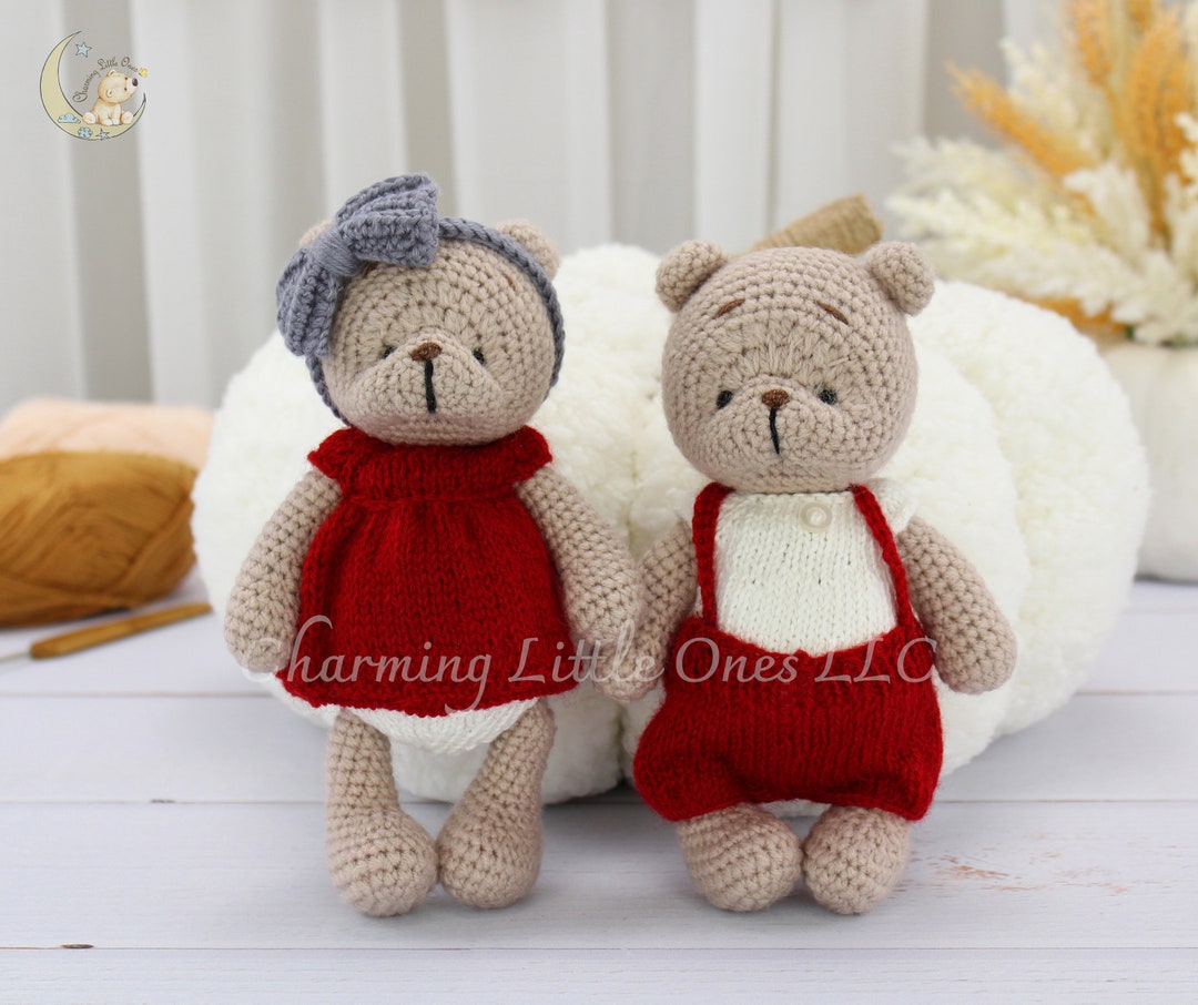 Christmas Stuffed Bears, Holiday Plush Bear, Bear Plushie Gift ...