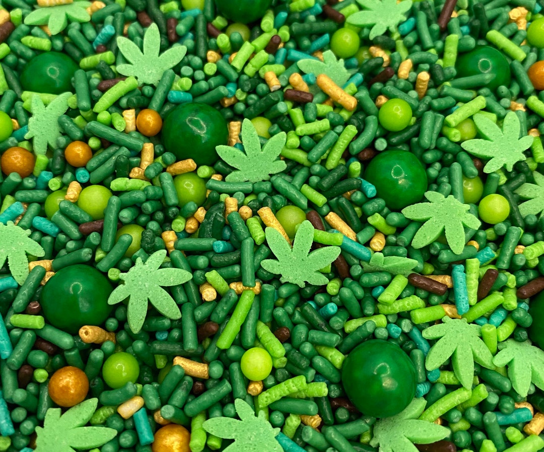 Naturally Green Edible Sprinkle Mix - Etsy