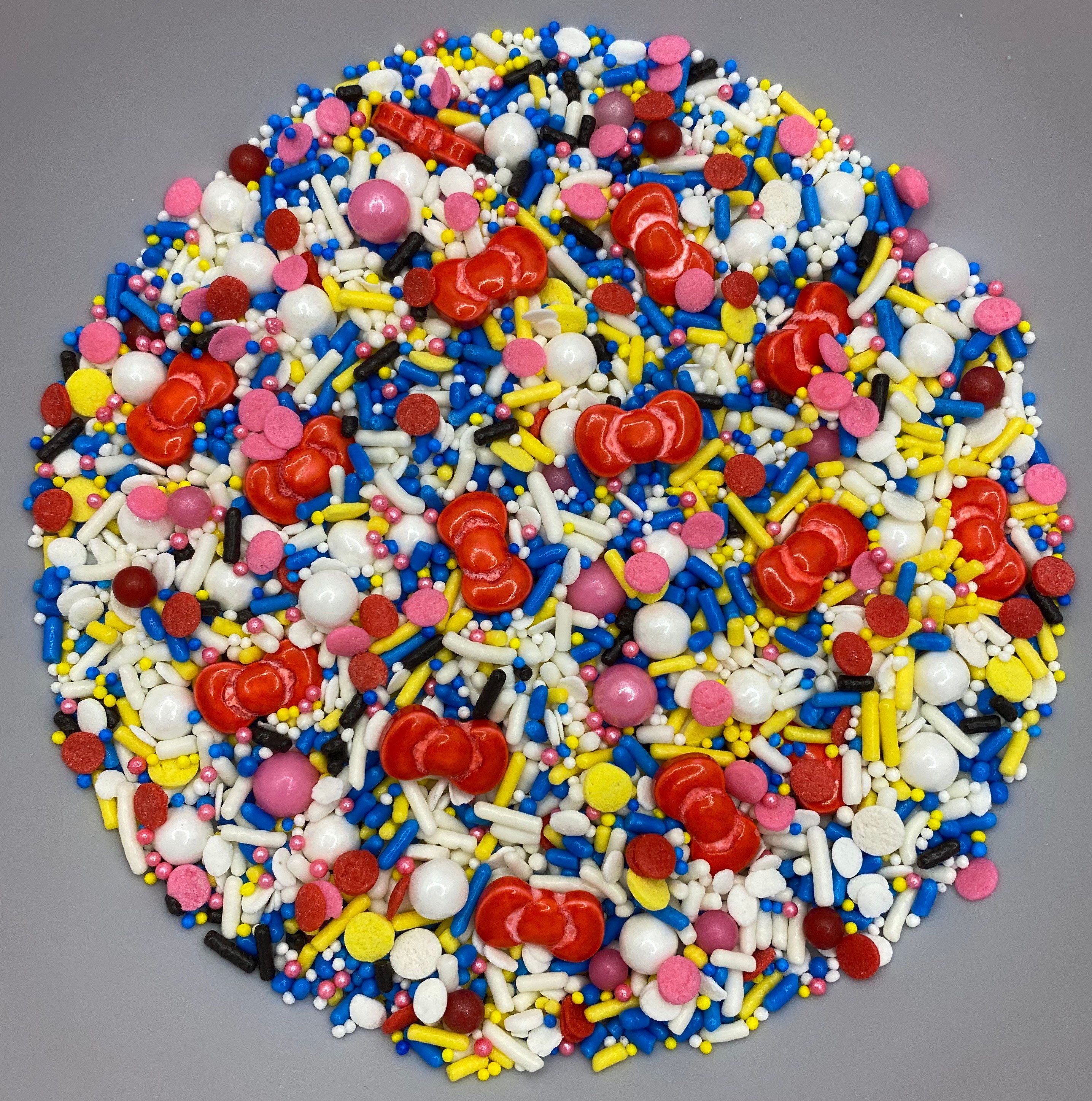 Hello Kitty Edible Sprinkle Mix Hello Kitty Inspired | Etsy