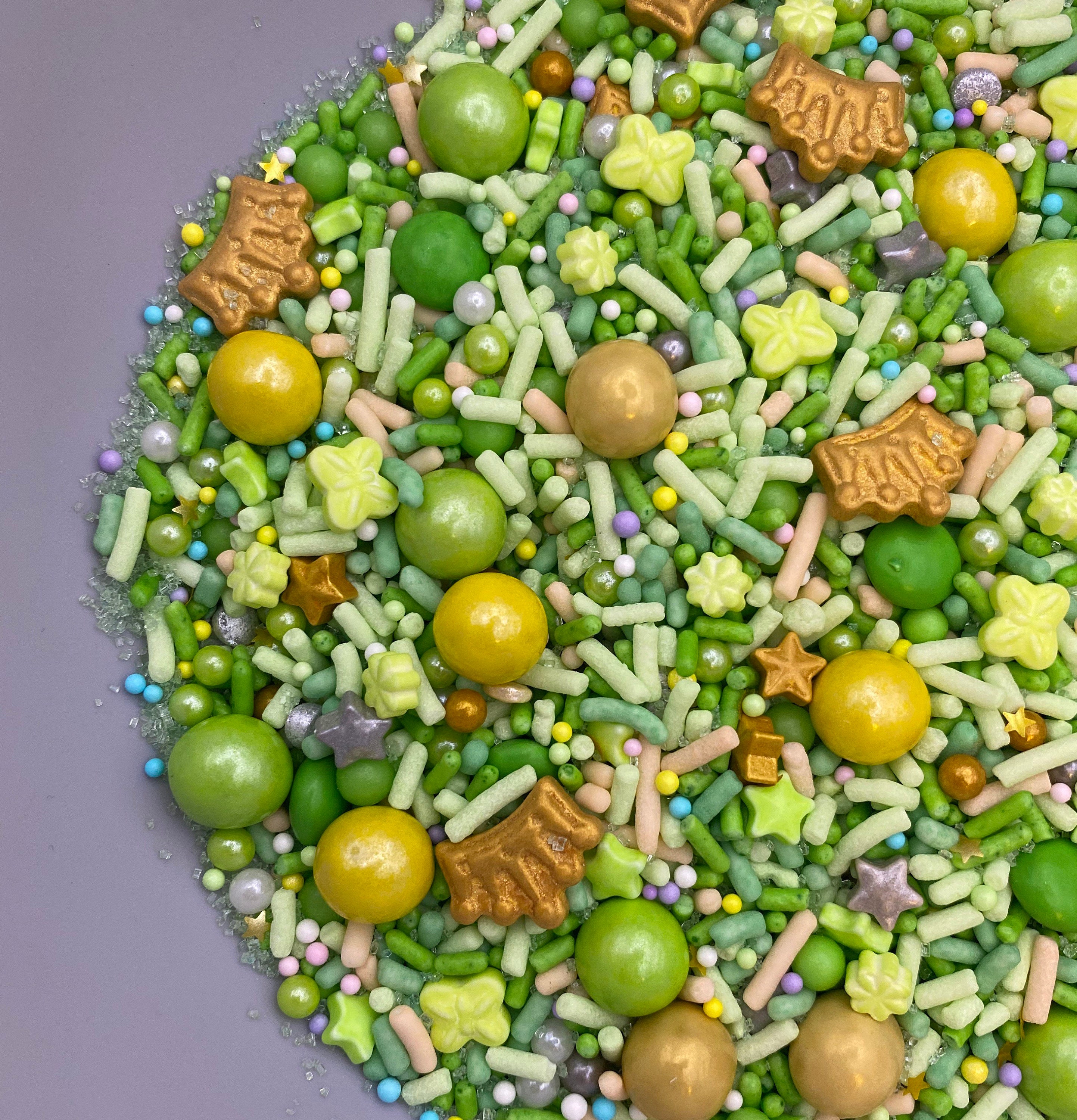 Green Princess Edible Sprinkle Mix - Etsy