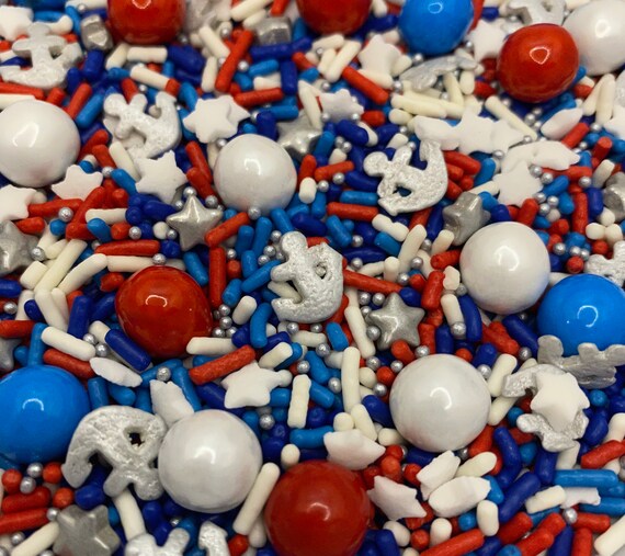 From Sea to Shining Sea Edible Sprinkle Mix | Etsy