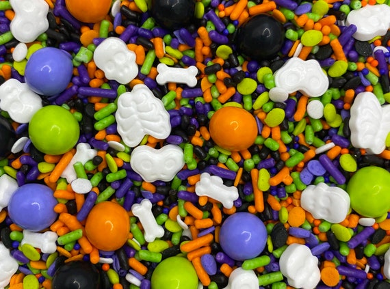 Skelefun Edible Sprinkle Mix | Etsy