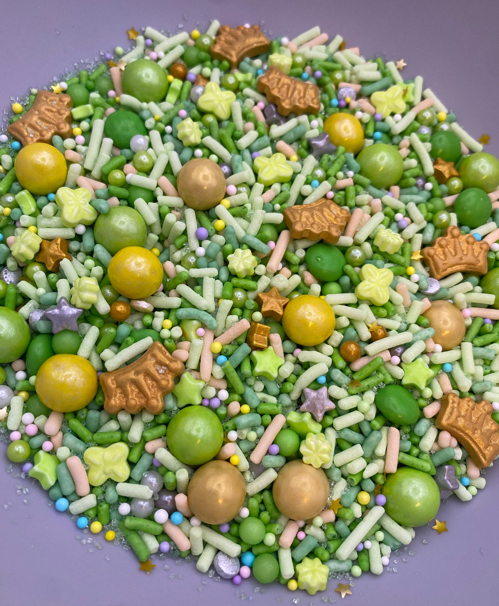 Green Princess Edible Sprinkle Mix - Etsy