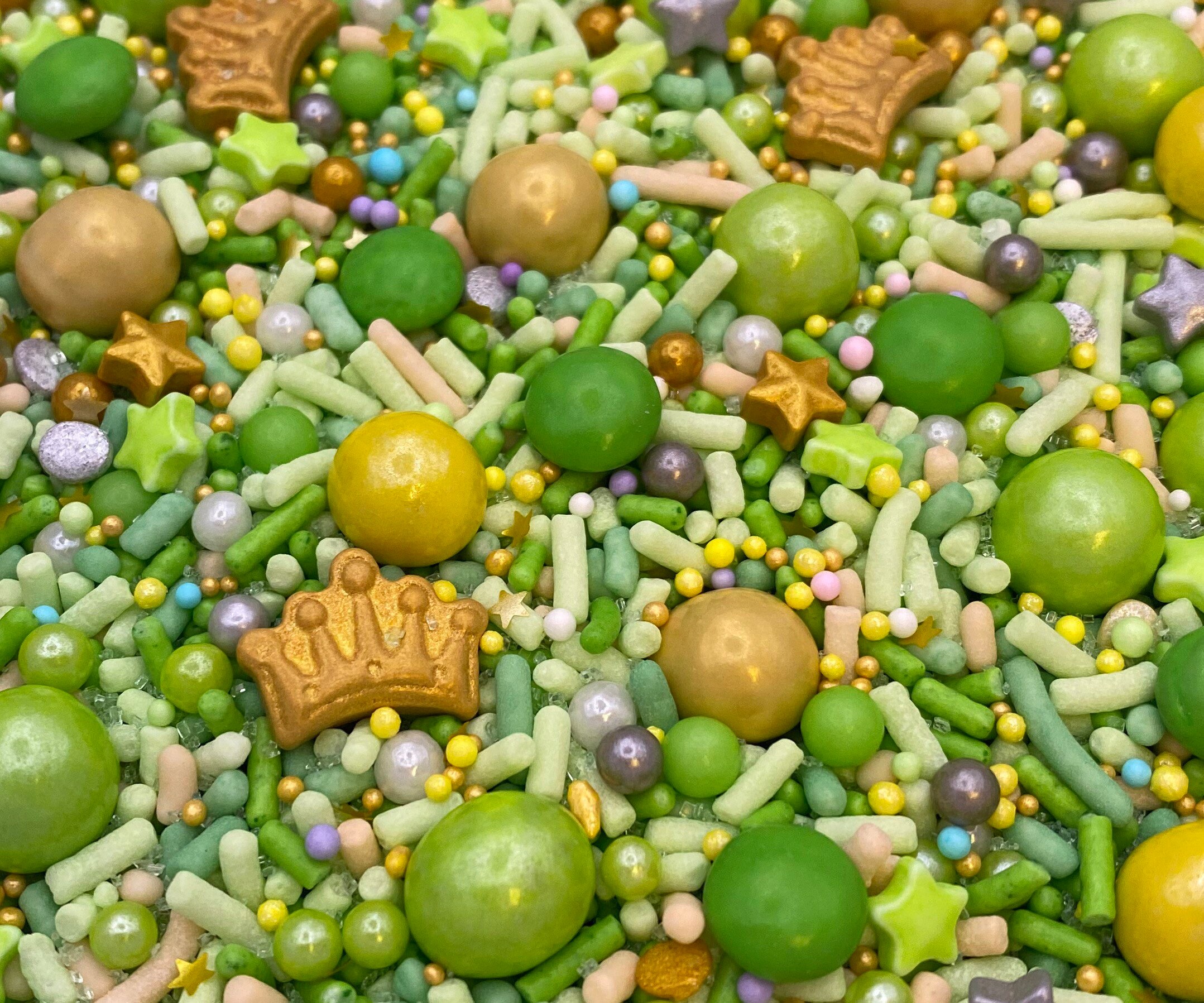 Green Princess Edible Sprinkle Mix - Etsy