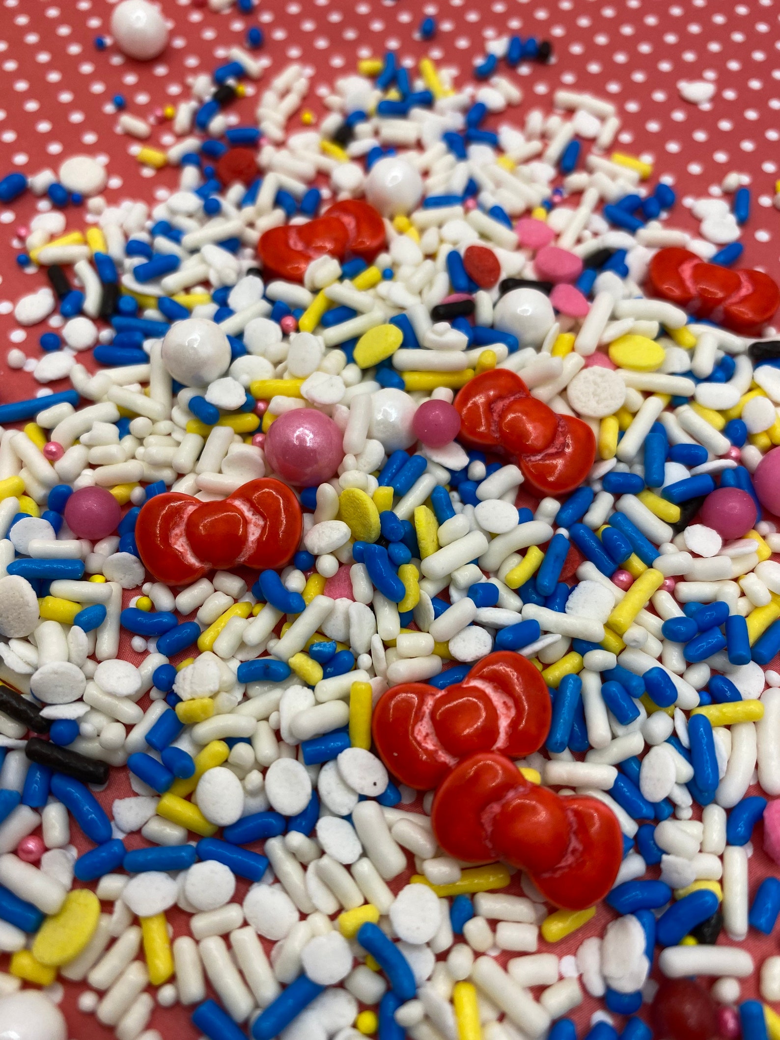 Hello Kitty Edible Sprinkle Mix Hello Kitty Inspired | Etsy