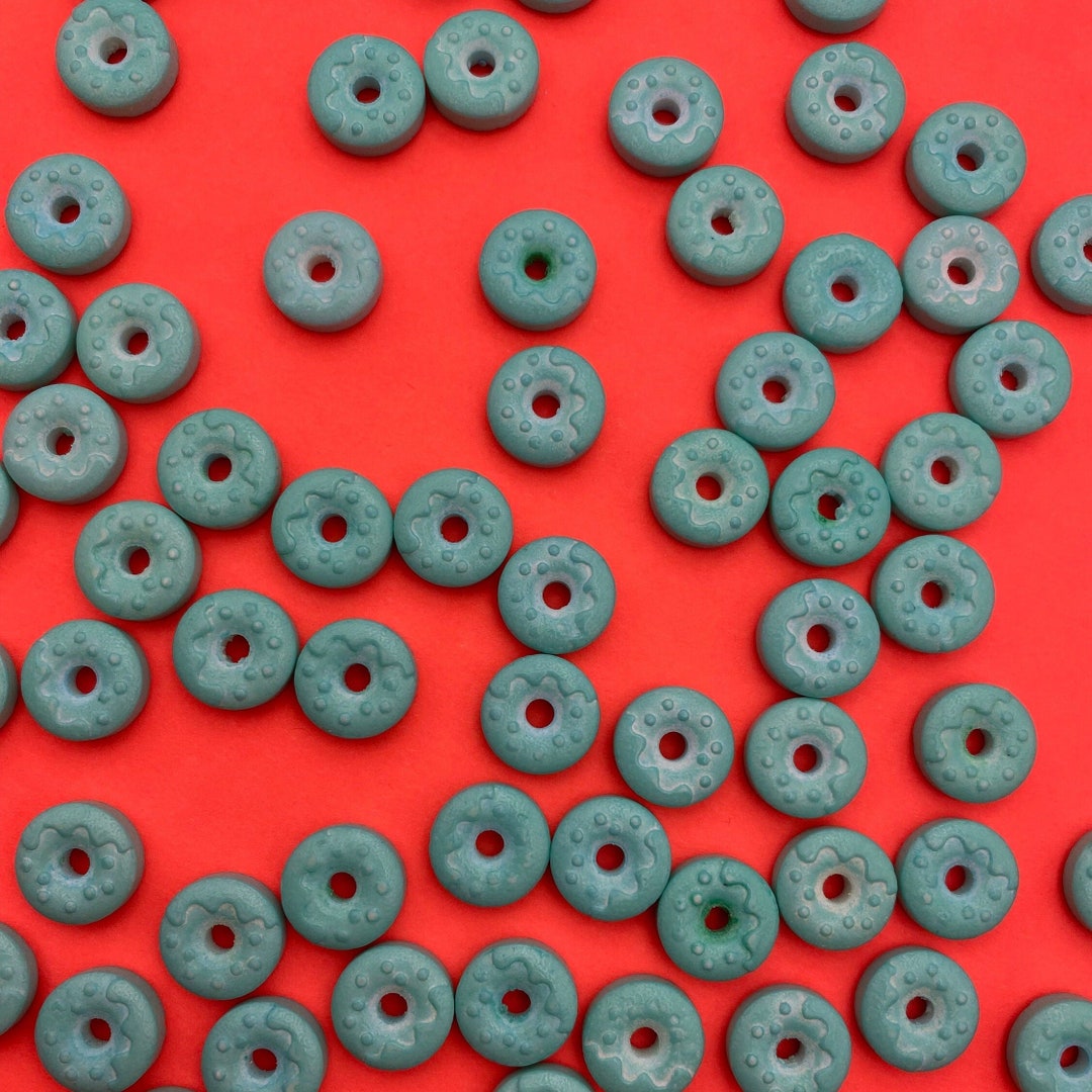 Turquoise Donuts || Edible Candy Shapes - Etsy
