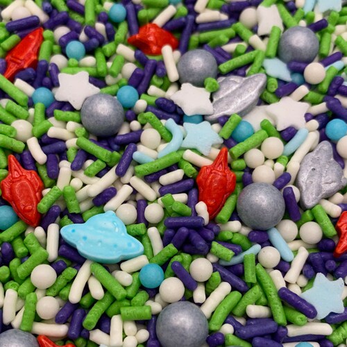 Neon Lights Edible Candy Shapes Sprinkle Mix for Cakes | Etsy