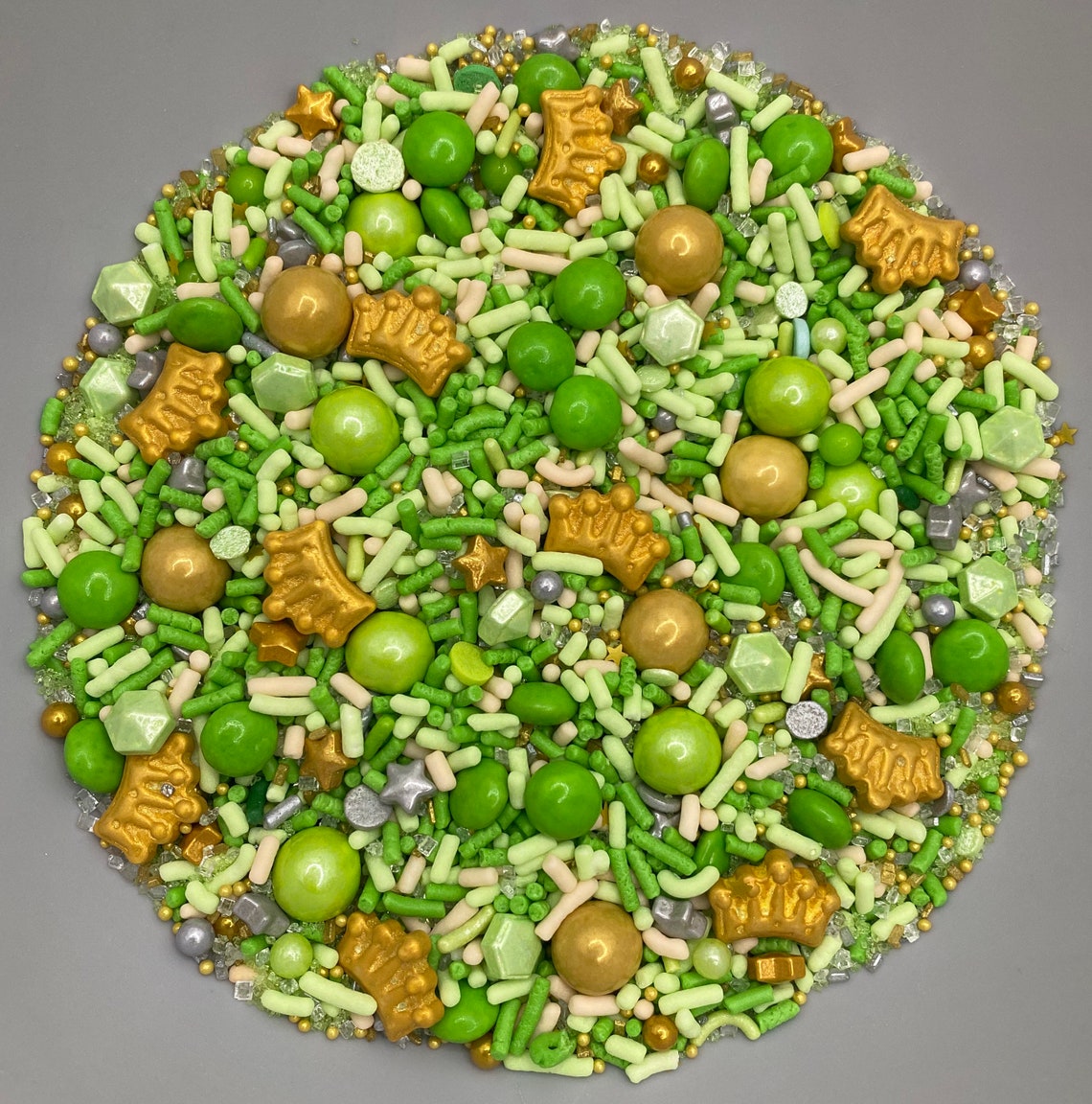 Green Princess Edible Sprinkle Mix Princess Tiana / The | Etsy