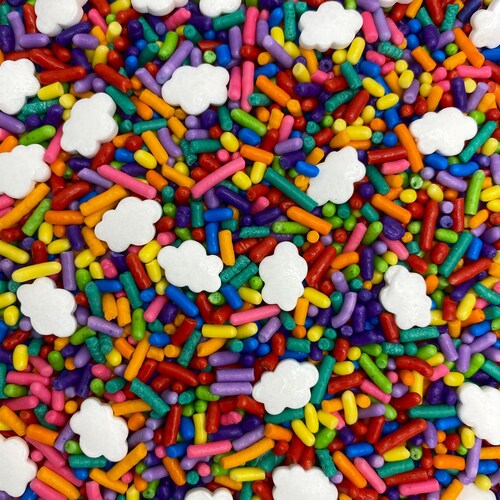 Fiesta Sprinkle Blend Soft Jimmies Crunchy Non-pareils and | Etsy