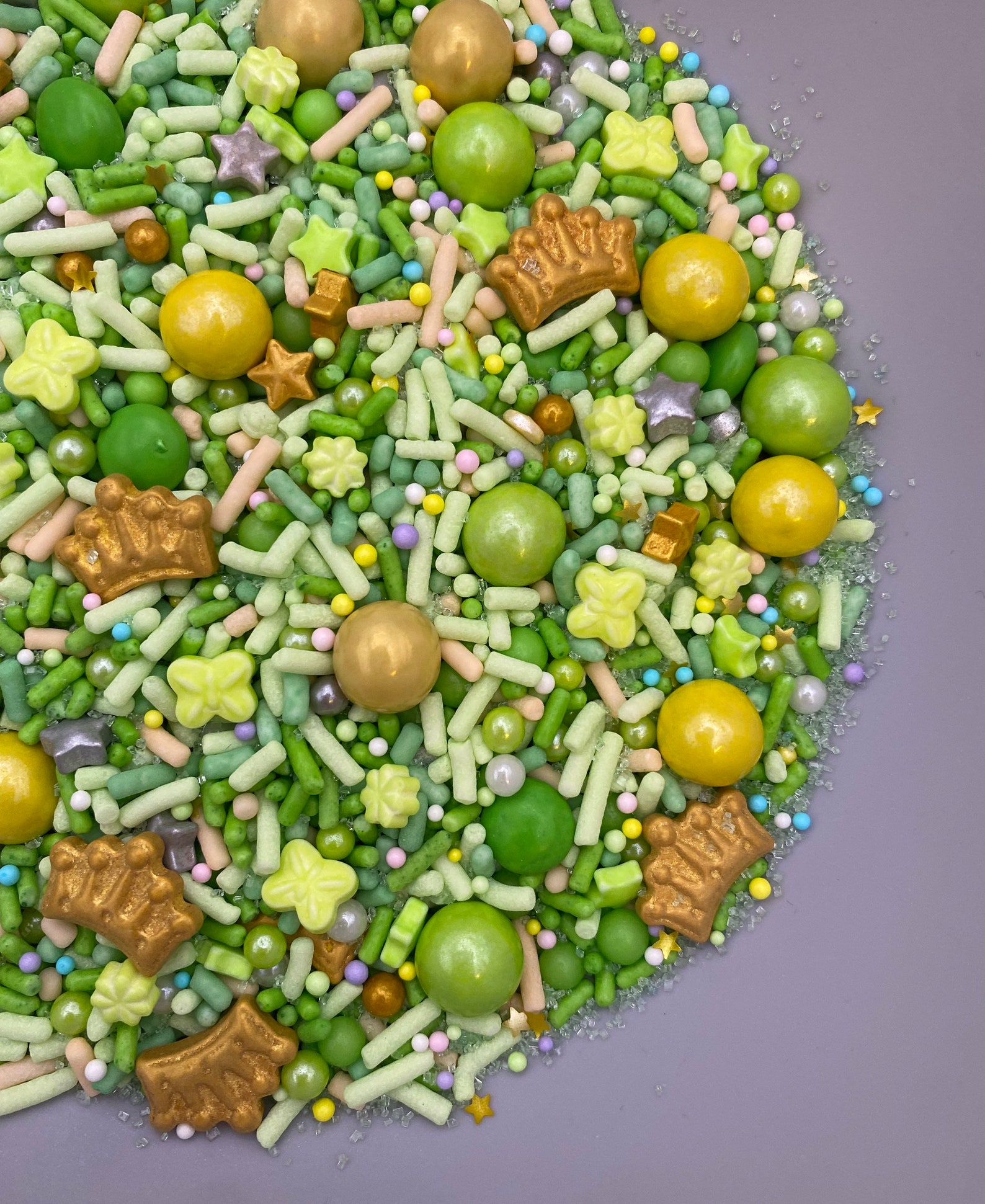 Green Princess Edible Sprinkle Mix - Etsy