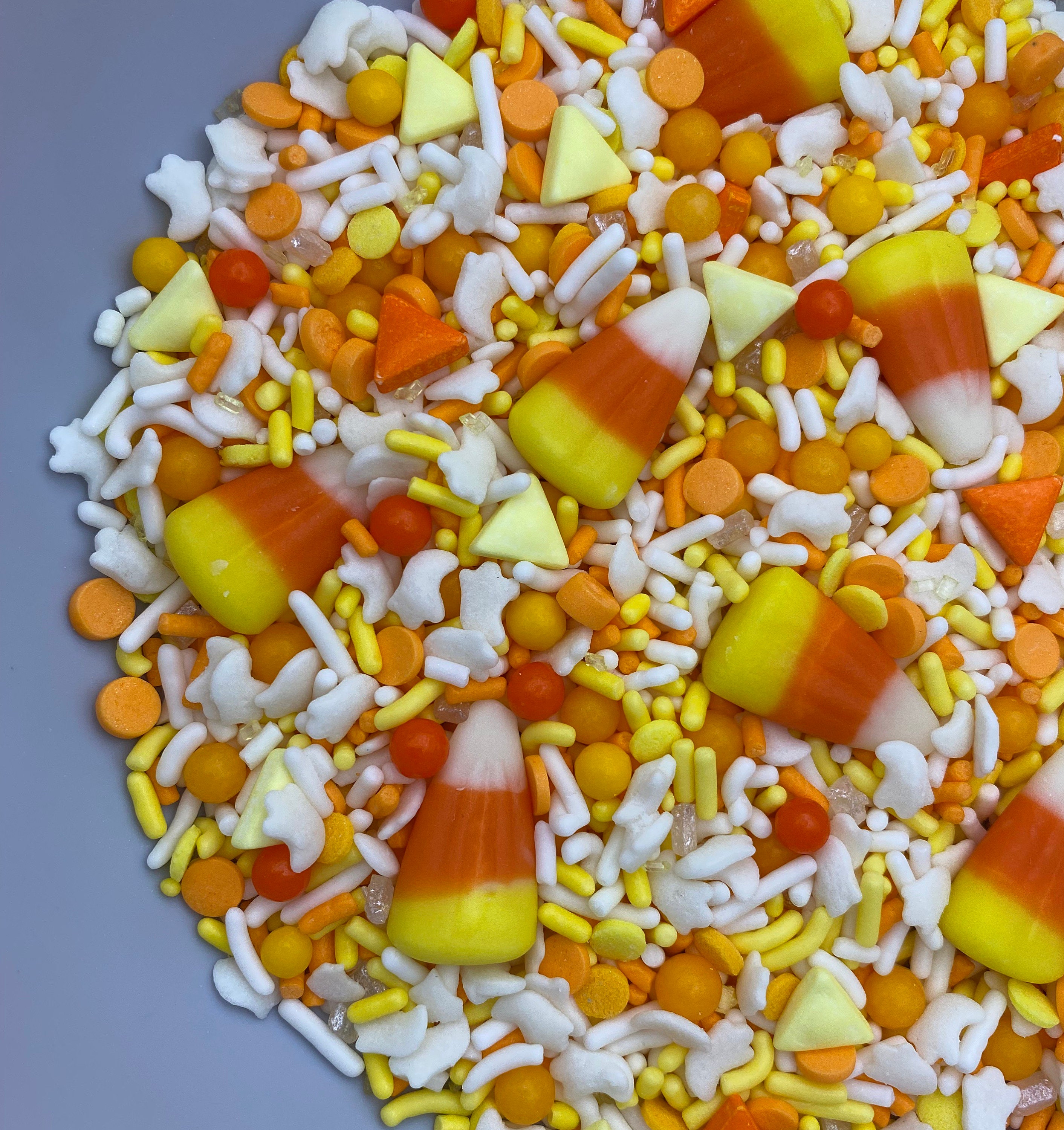 Team Candy Corn Edible Sprinkle Mix - Etsy